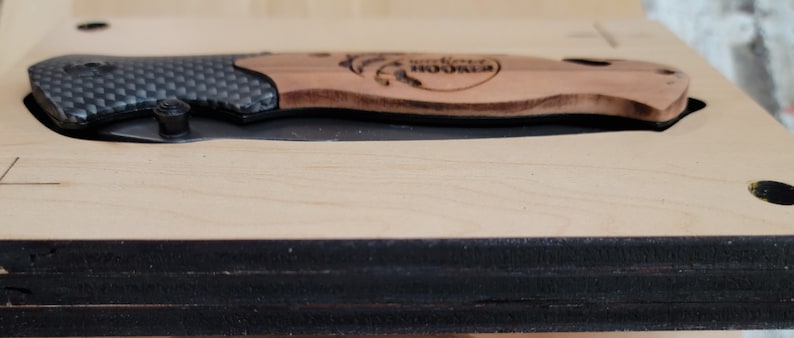 Laser Jig for Folding Knife Engraving - File Only - Template SVG - Etsy