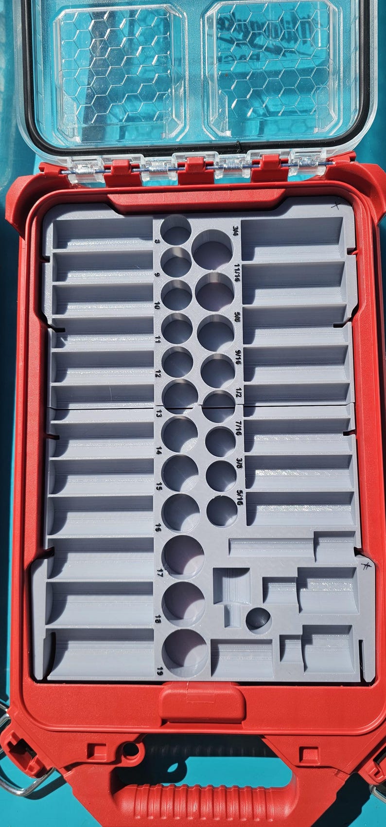 3D Printed Insert: Quinn/milwaukee Packout Socket Set Organizer - Etsy