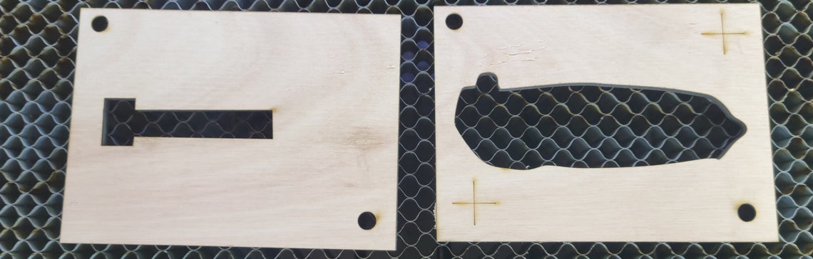 Laser Jig for Folding Knife Engraving - File Only - Template SVG - Etsy