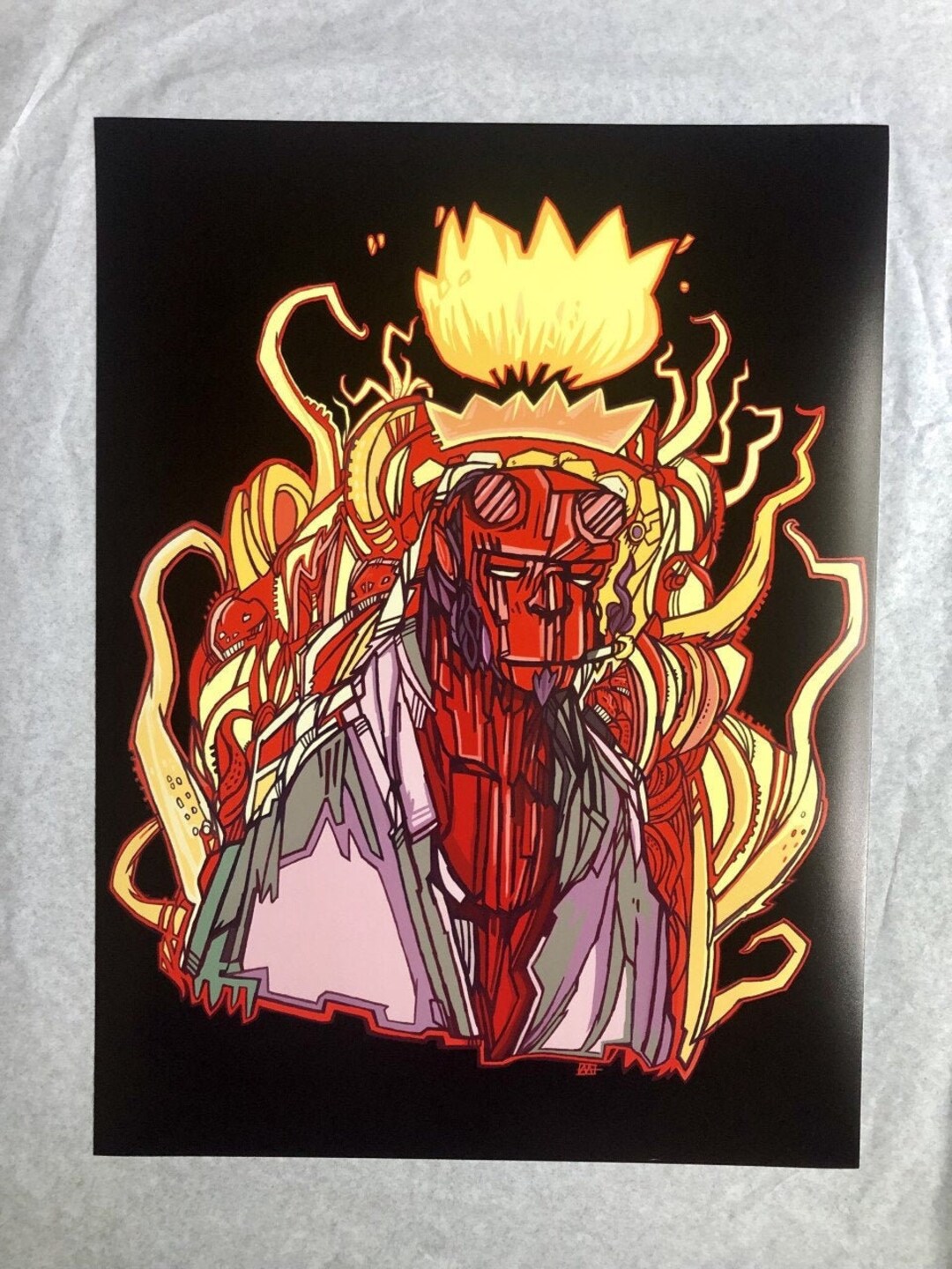 The True King hellboy, Print of the Original Digital Painting. - Etsy