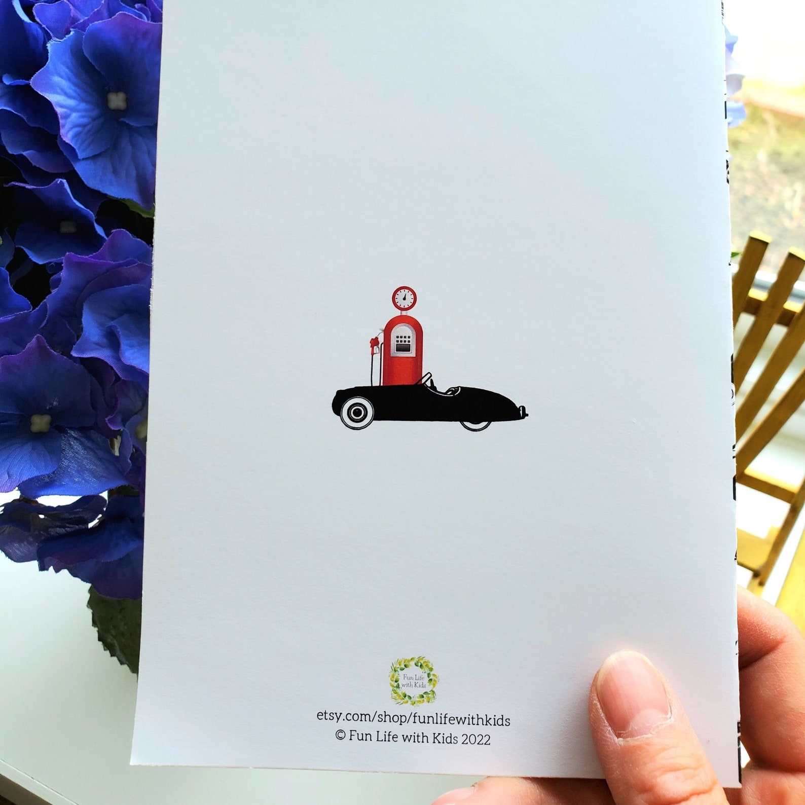 Printable Happy Father's Day Card for the Car Lover, 5x7 Father's Day ...