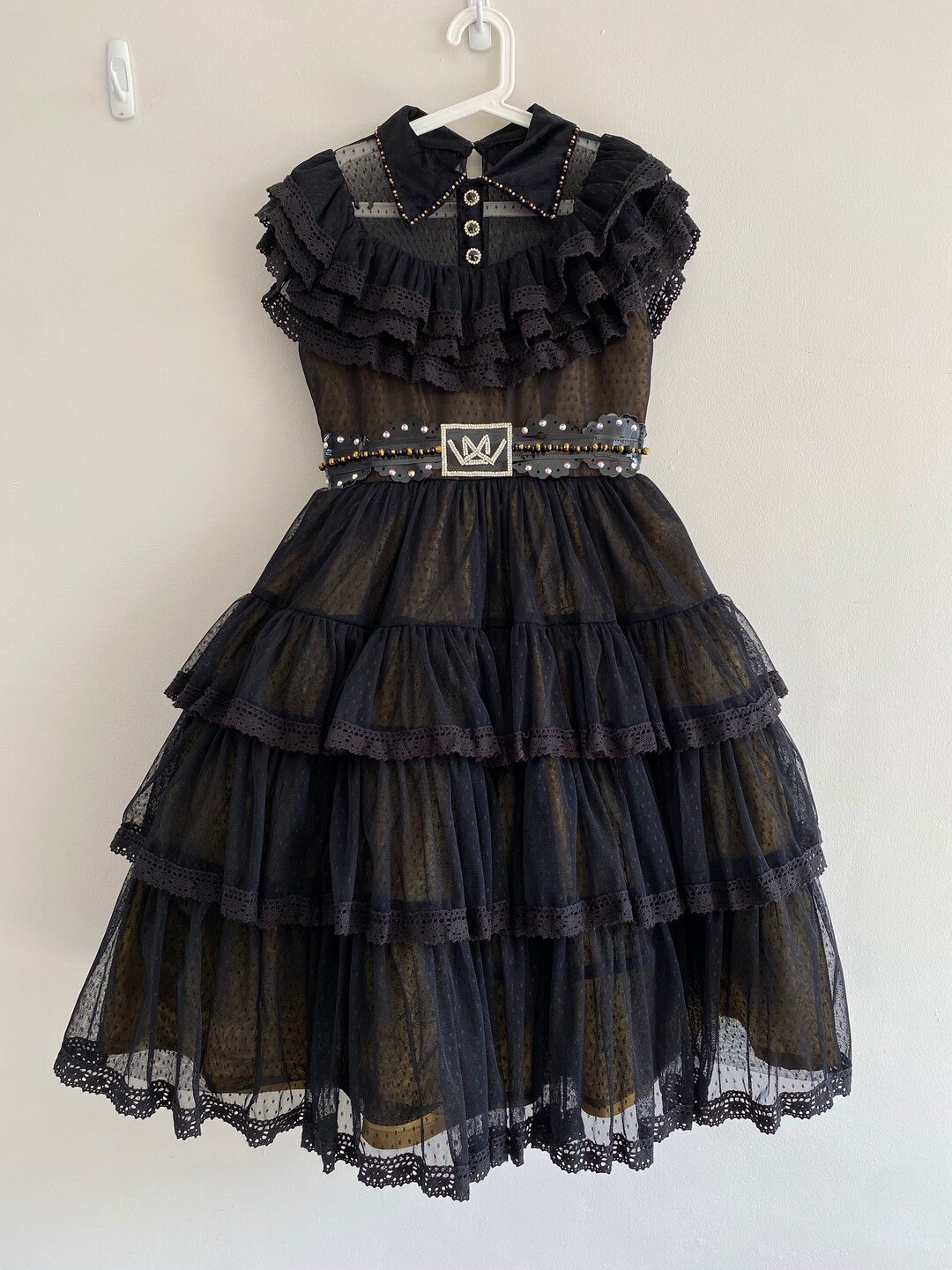 Traje De Lujo Merlina / Vestido De Miércoles / Merlina Adams / Cosplay ...