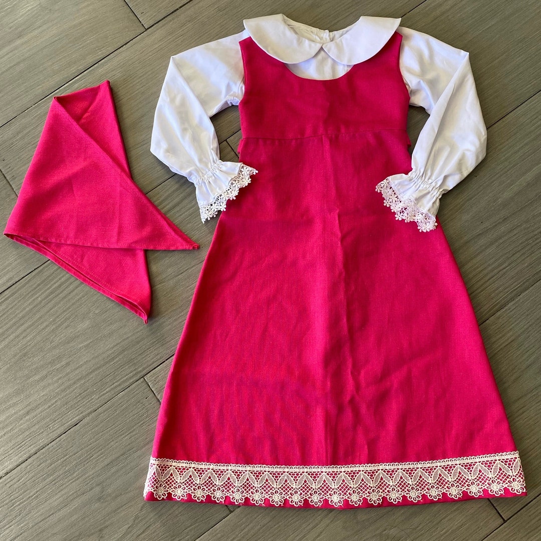 Masha Dress /masha Inspired Dress / Masha Costume - Etsy