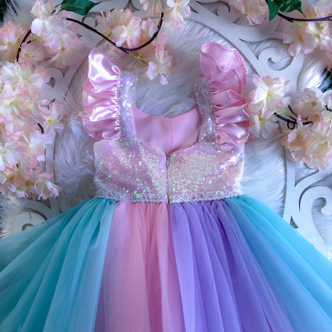 Unicorn dress / unicorn girl/ dress / girl clothes / pastel | Etsy