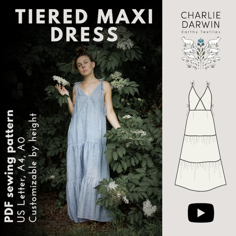 Gypsy Dress Pattern - Etsy