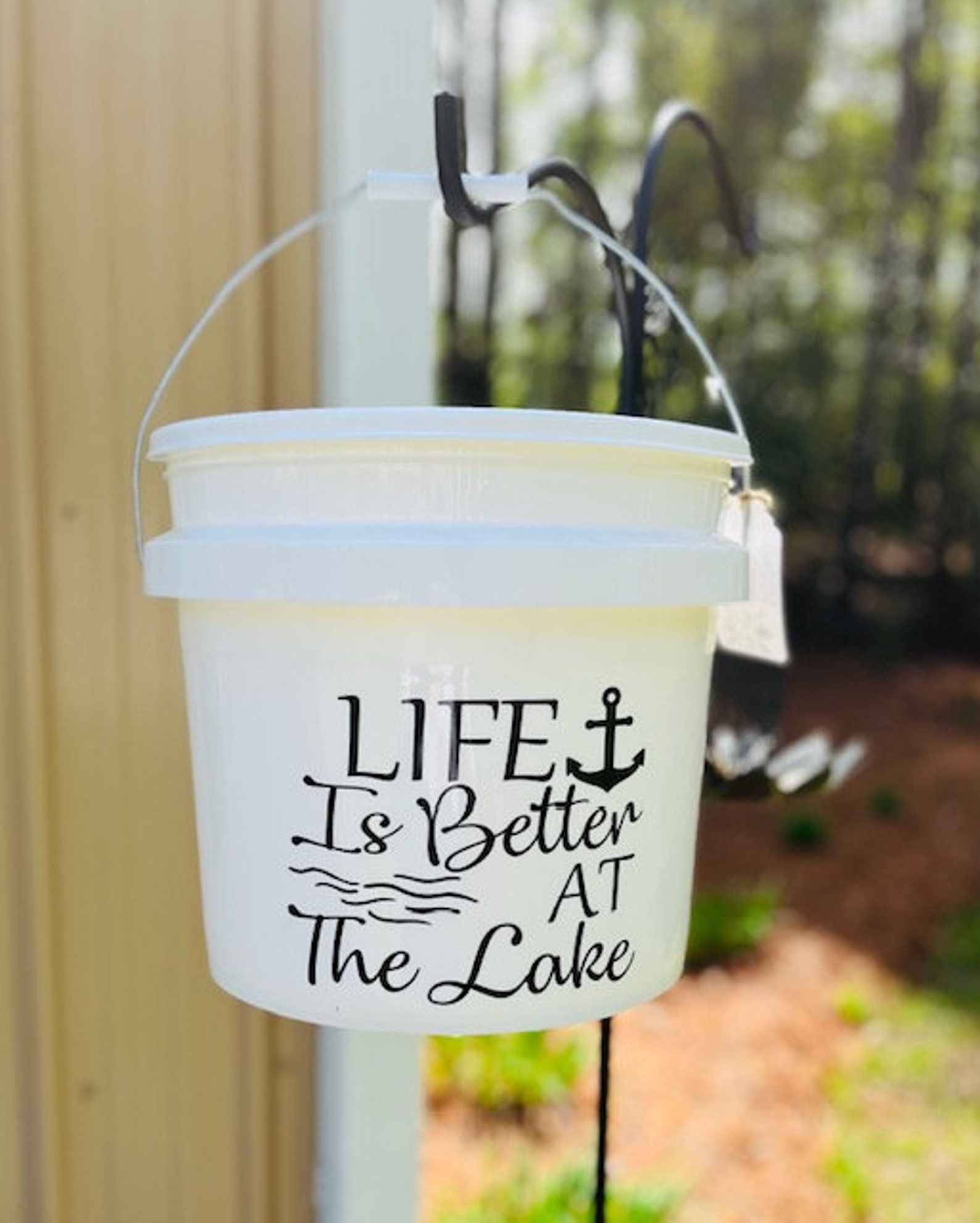 LED Lighted Camping Bucket/campfire Bucket/lighted Pool or Lake Bucket ...