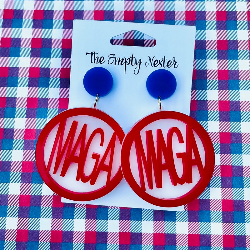 Trump Earrings - Etsy