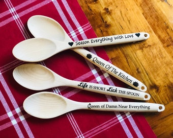 Wood Spoon Secret Ingredient is Love - Etsy