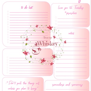 Printable Daily Planner, Printable Daily Planner Sheet, PDF Printable ...