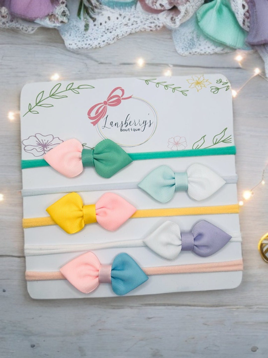 Headbands for Babies SET Baby Hair Accessories Nylon Headbands Hair ...