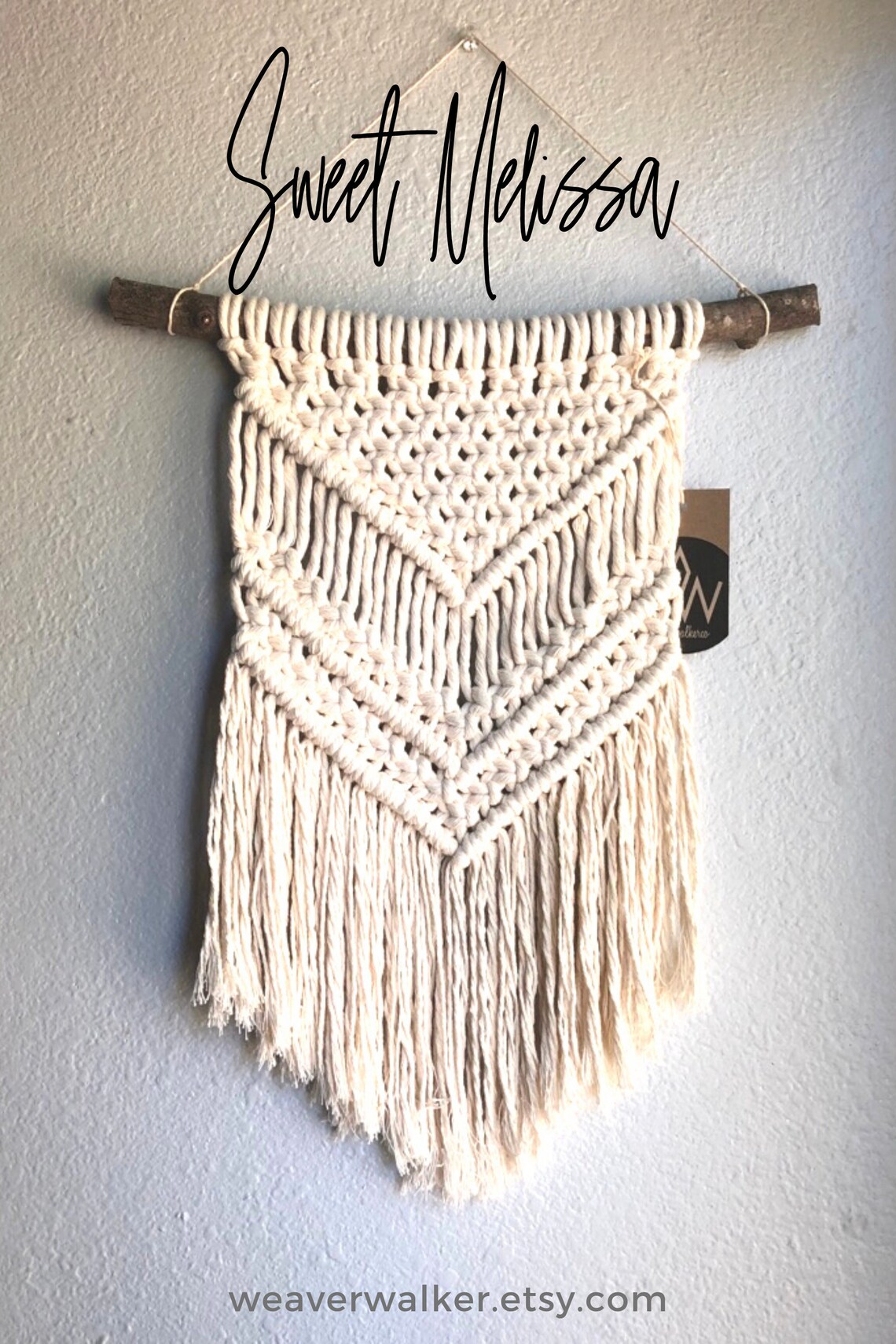 3 Beginner+ Level Macrame Wall Hanging Tutorial PDF Patterns With ...