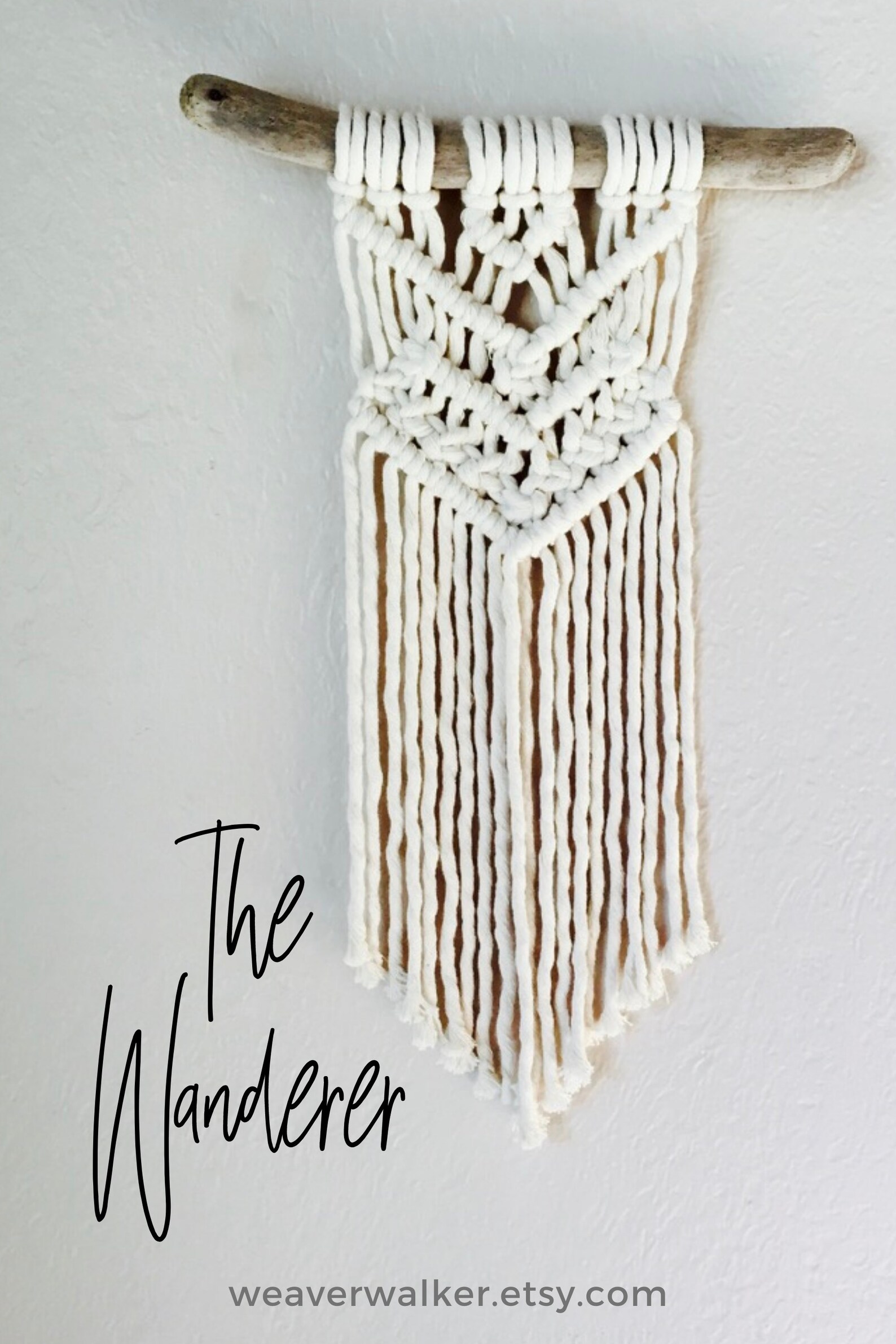 3 Beginner+ Level Macrame Wall Hanging Tutorial PDF Patterns With ...