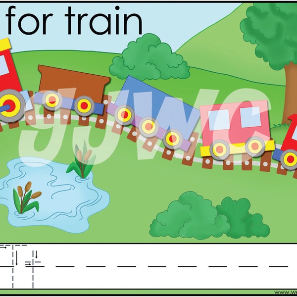 File Folder Train - Etsy