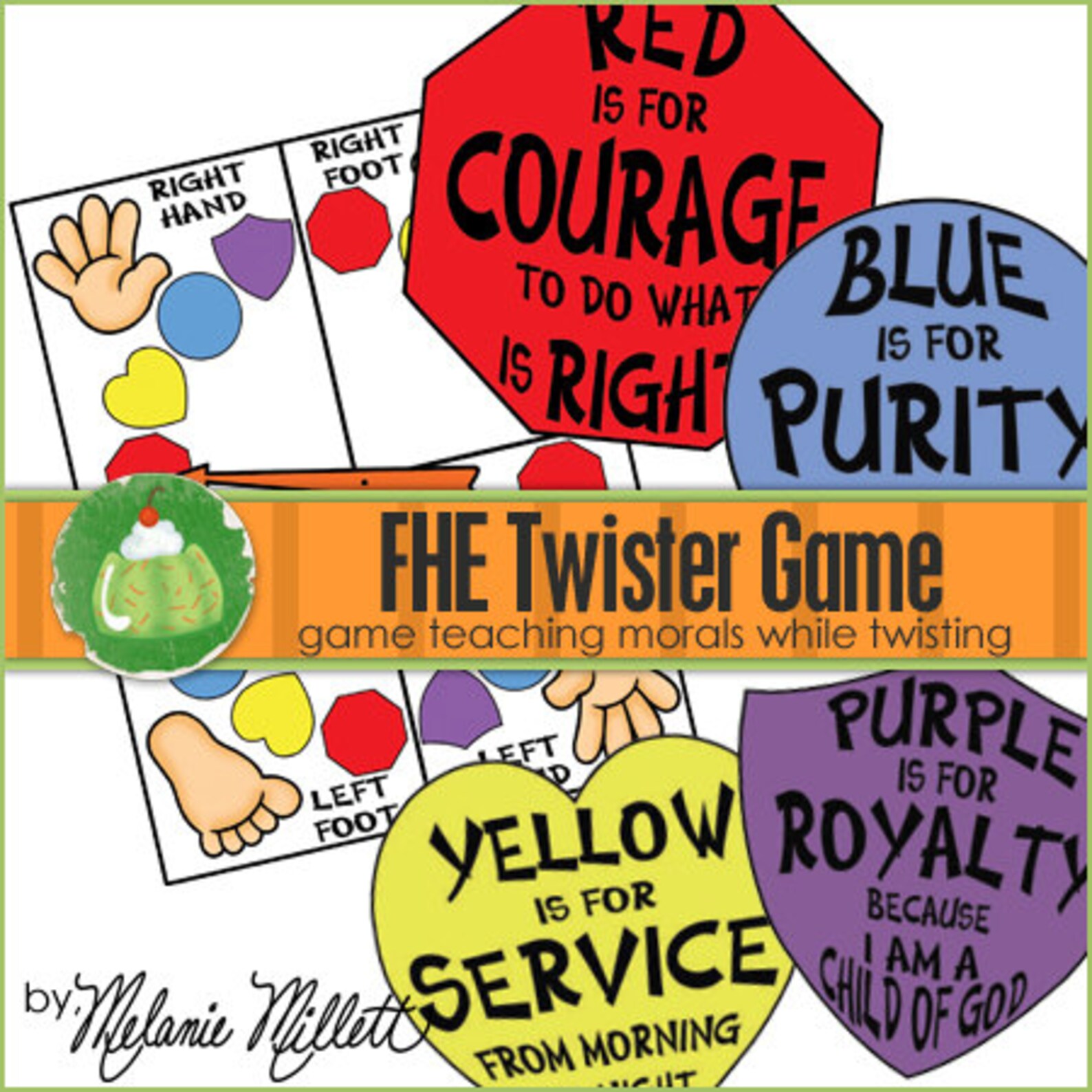 FHE TWISTER Game Downloadable PDF File - Etsy