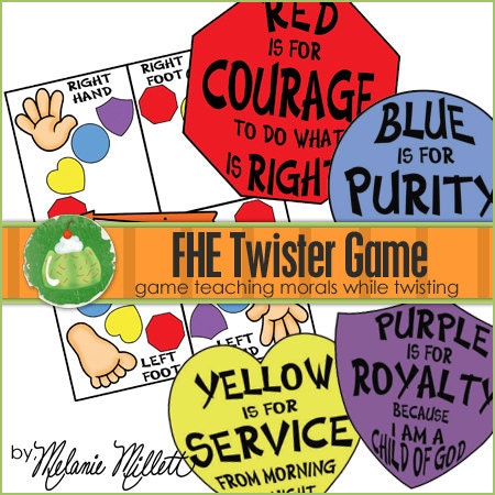 FHE TWISTER Game Downloadable PDF File | Etsy