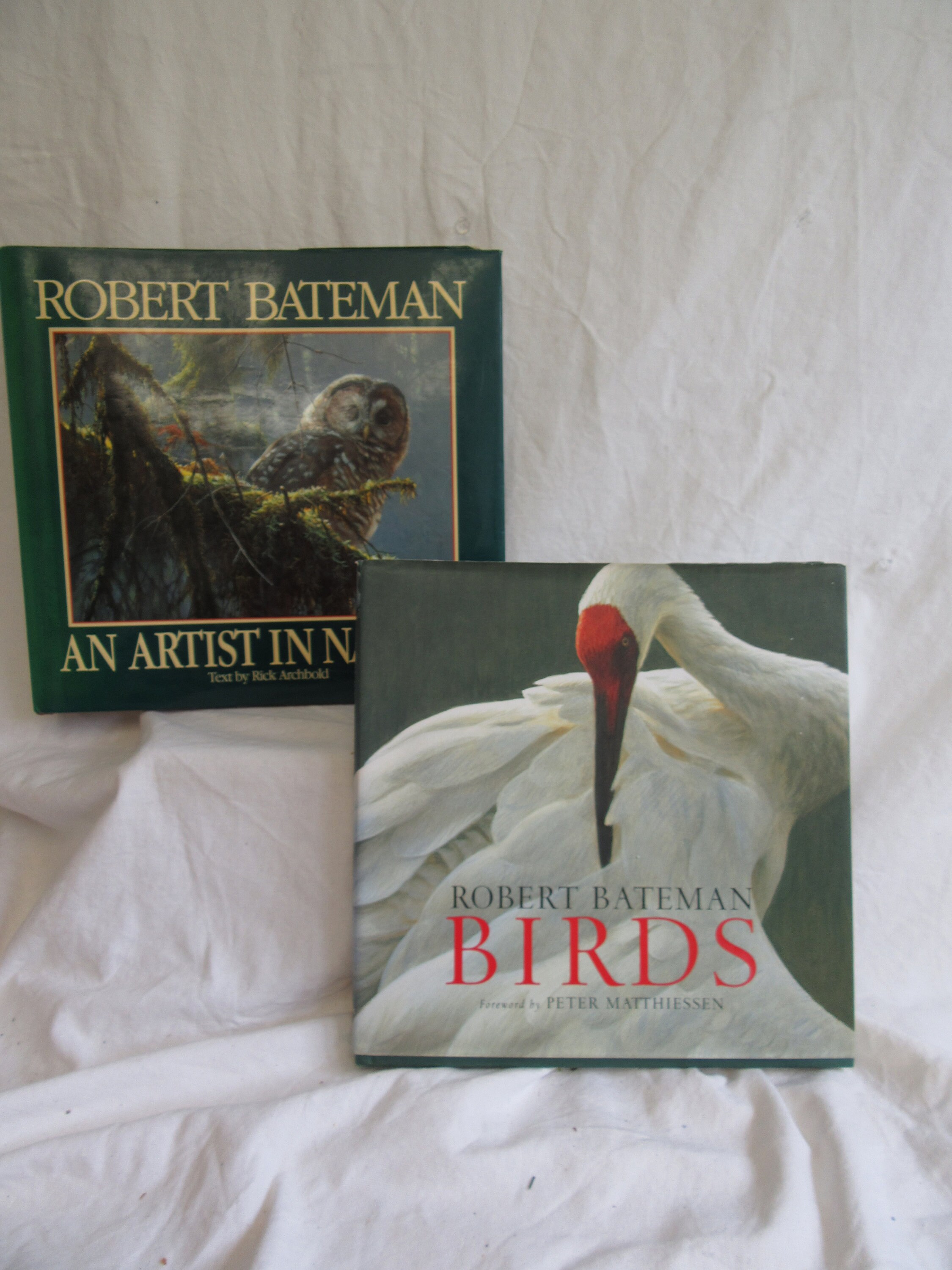 Two Volumes of Robert Bateman Books Birds and an Artist in Nature ON ...