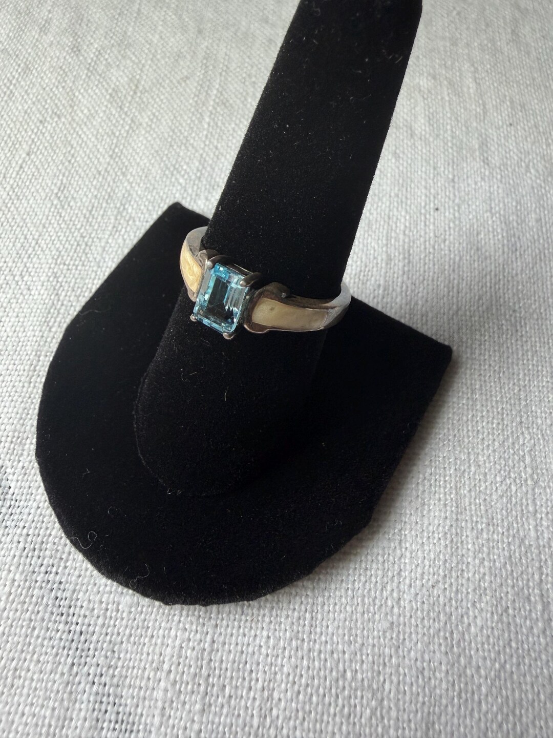 VTG 60s Sterling Silver Blue Topaz Avon Statement Ring Size 8.5 - Etsy