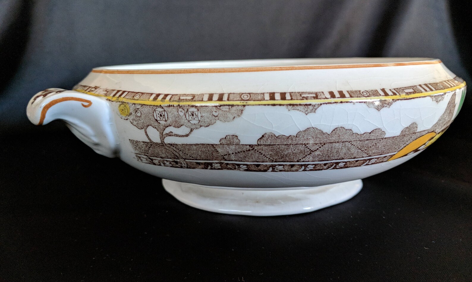 Vintage Bristol England Pountney Company Pottery Summertime Art Deco ...