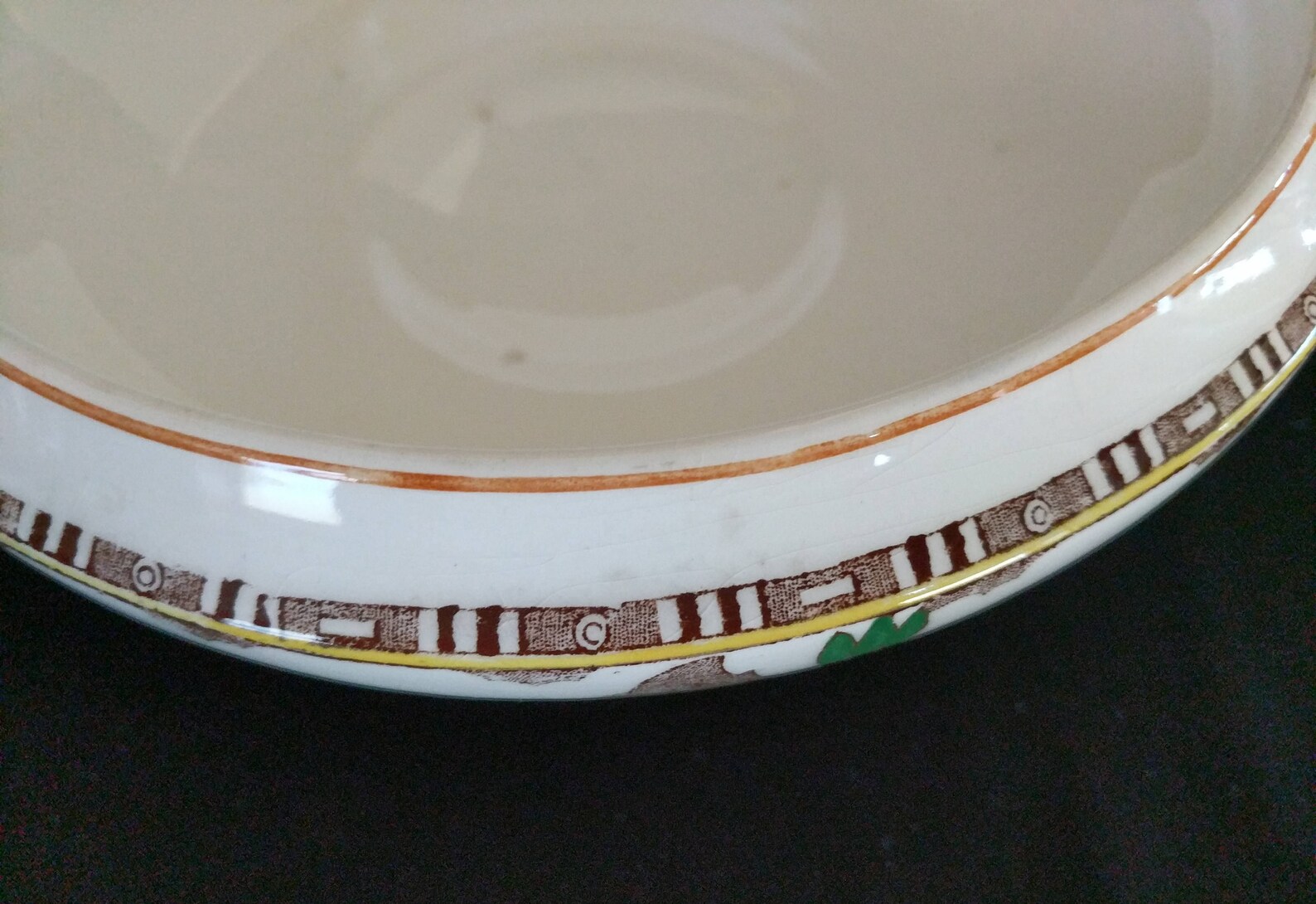 Vintage Bristol England Pountney Company Pottery Summertime Art Deco ...
