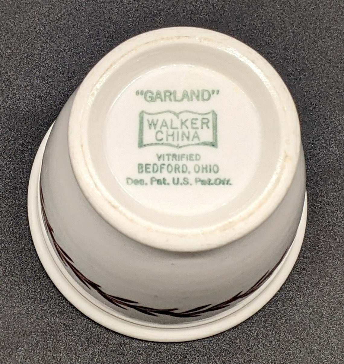 Vintage Walker China Garland Pattern One Eggcup Restaurant - Etsy
