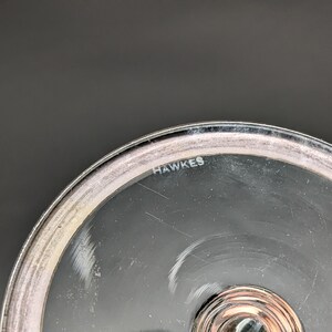 Vintage, Hawkes, Glass, HAW14, Water, Goblet, Two, Pair, Sterling, Band ...