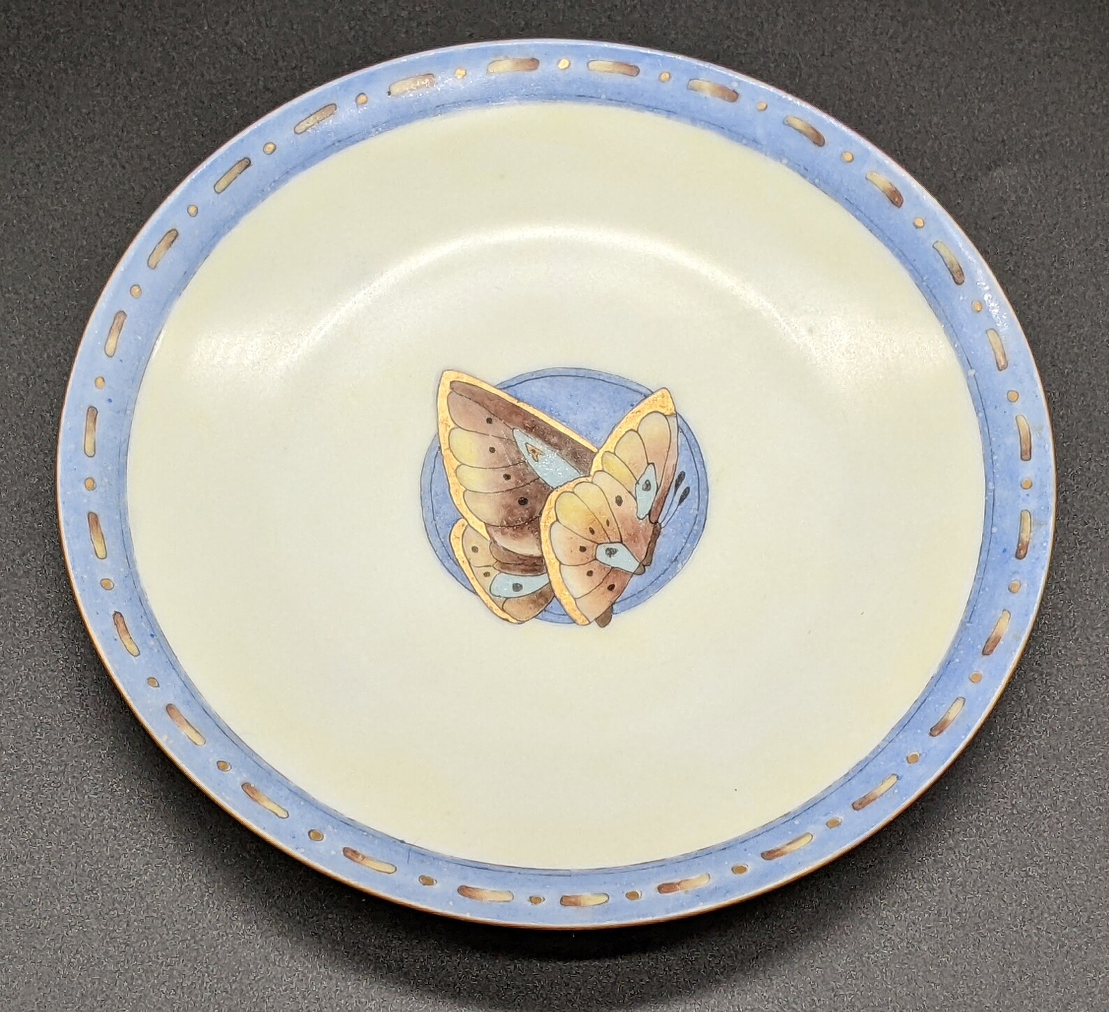 Vintage Silesia Porcelain Plate Germany Butterfly - Etsy