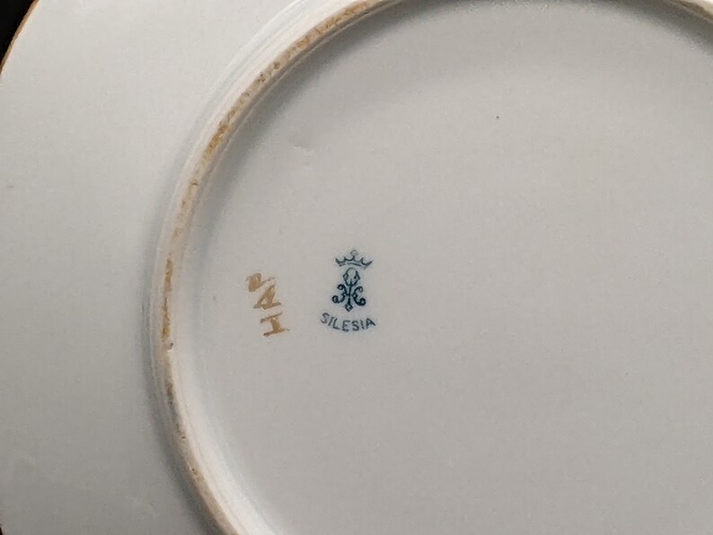 Vintage Silesia Porcelain Plate Germany Butterfly - Etsy