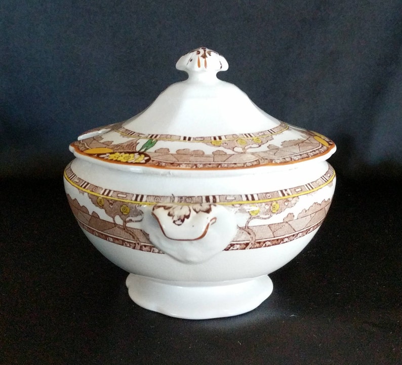 Vintage Bristol England Pountney Company Pottery Summertime Art Deco ...