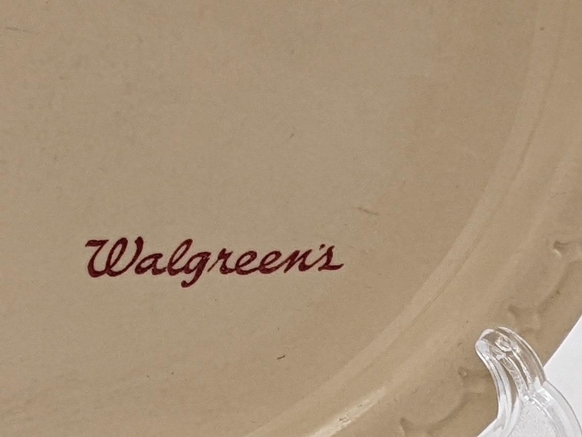 Vintage Walgreens Drugstore Pharmacy Syracuse China Econo-rim Dinner ...