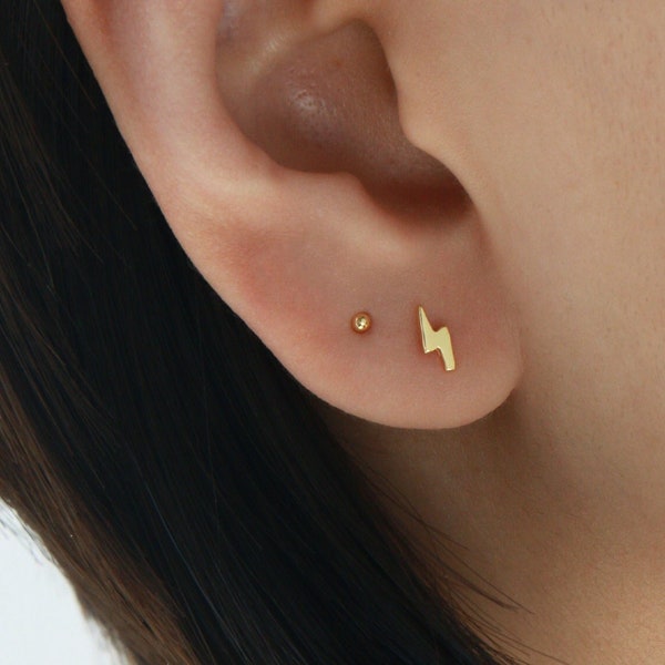 Lightning Earrings - Etsy
