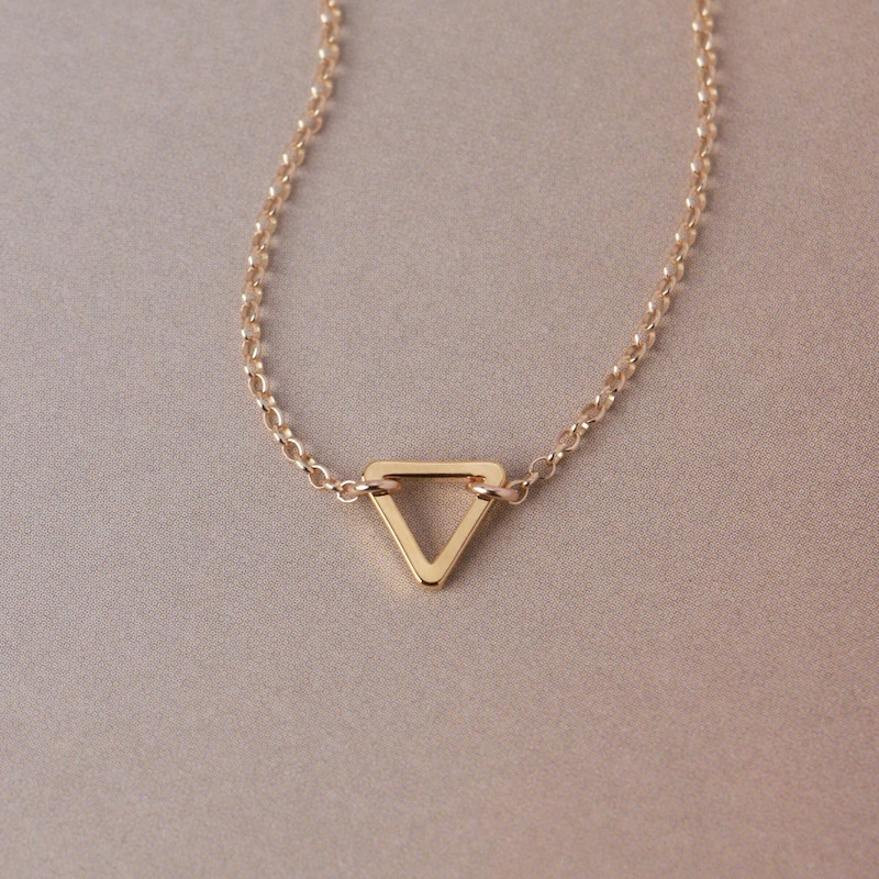 Triangles Necklace - Etsy