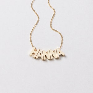 Iro Name Necklace N5 Personalized Necklace, Letter Necklace, Initial ...