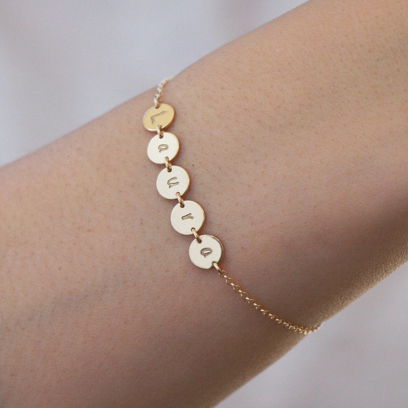 Bracelet Initial - Etsy