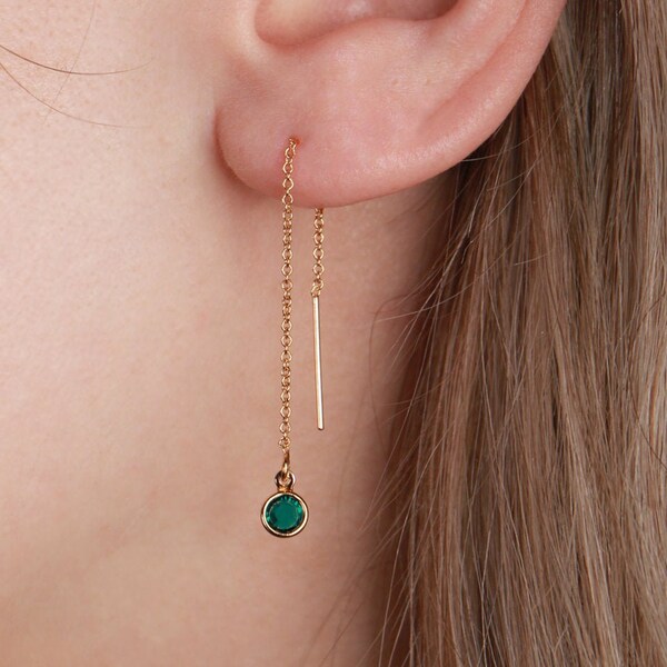 Threader Earrings - Etsy