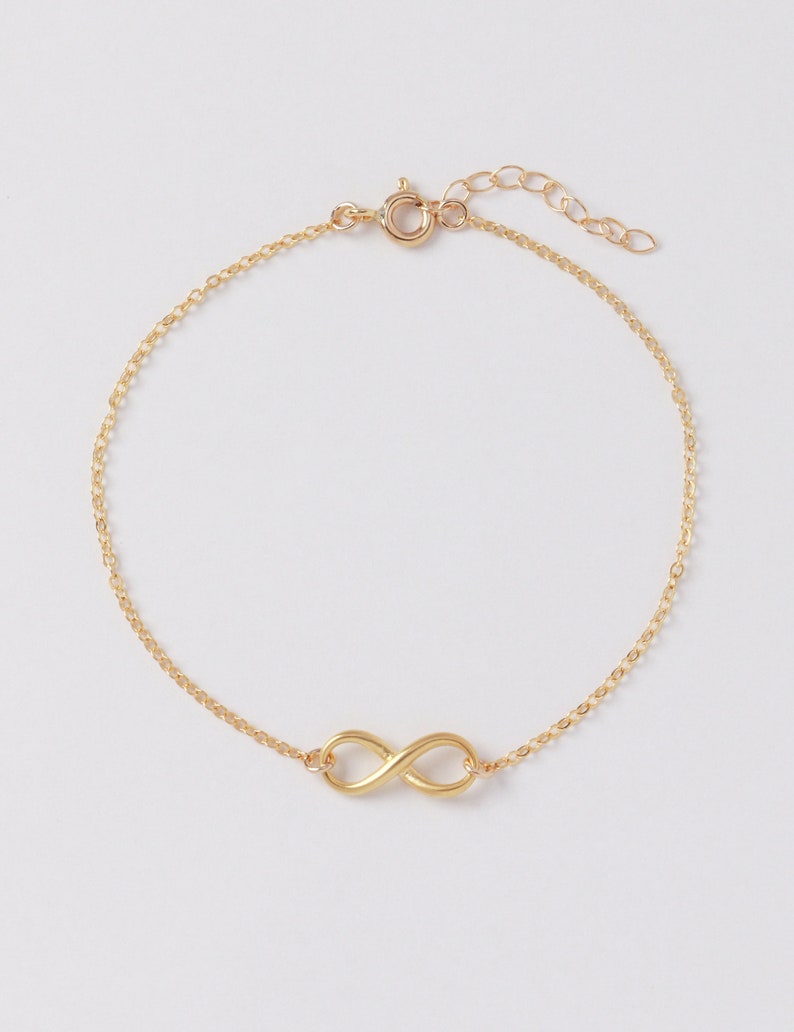 Infinity Bracelet B13 • Dainty Friendship Bracelet, Everyday Layering ...