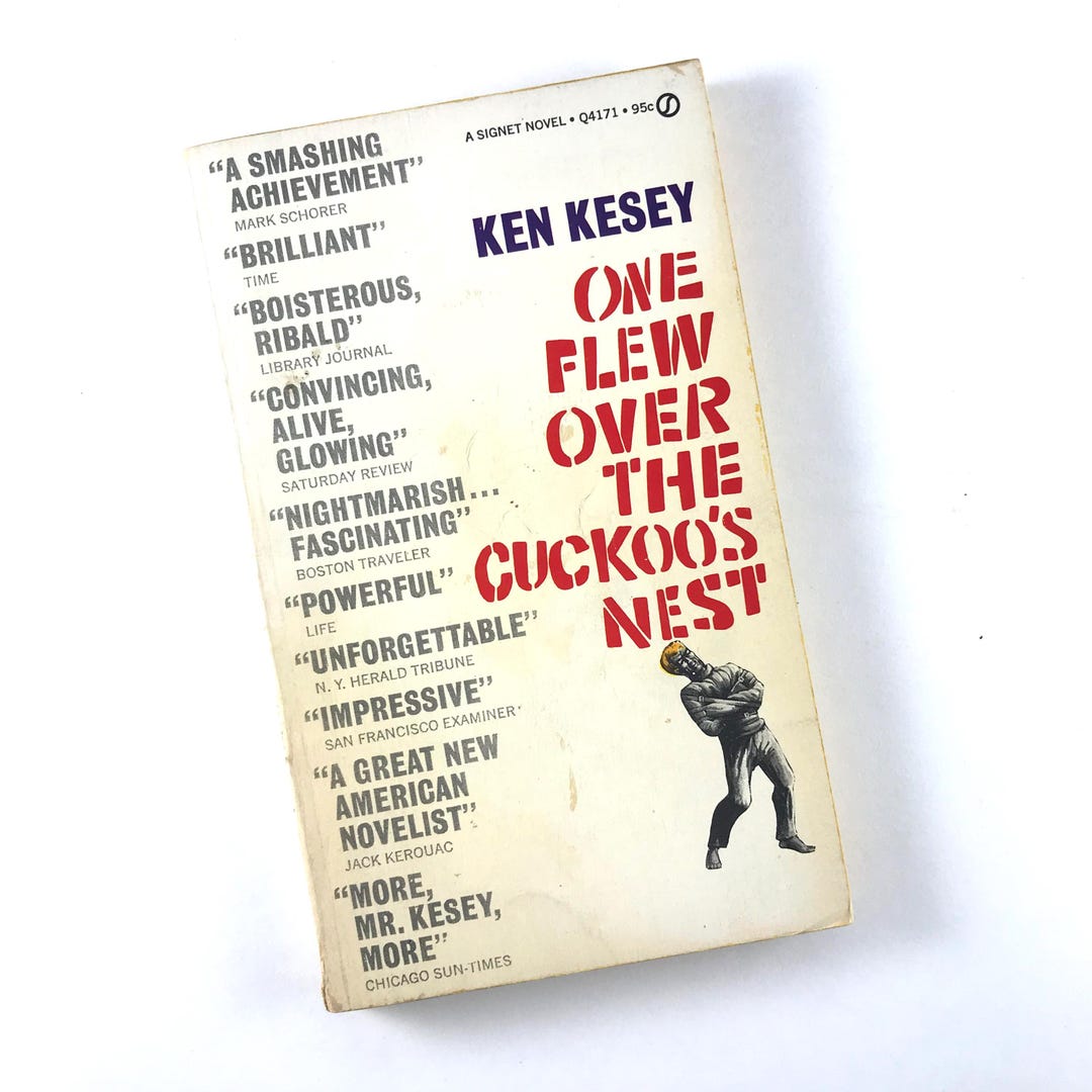One Flew Over the Cuckoo's Nest, Ken Kesey Book 1962 - Etsy