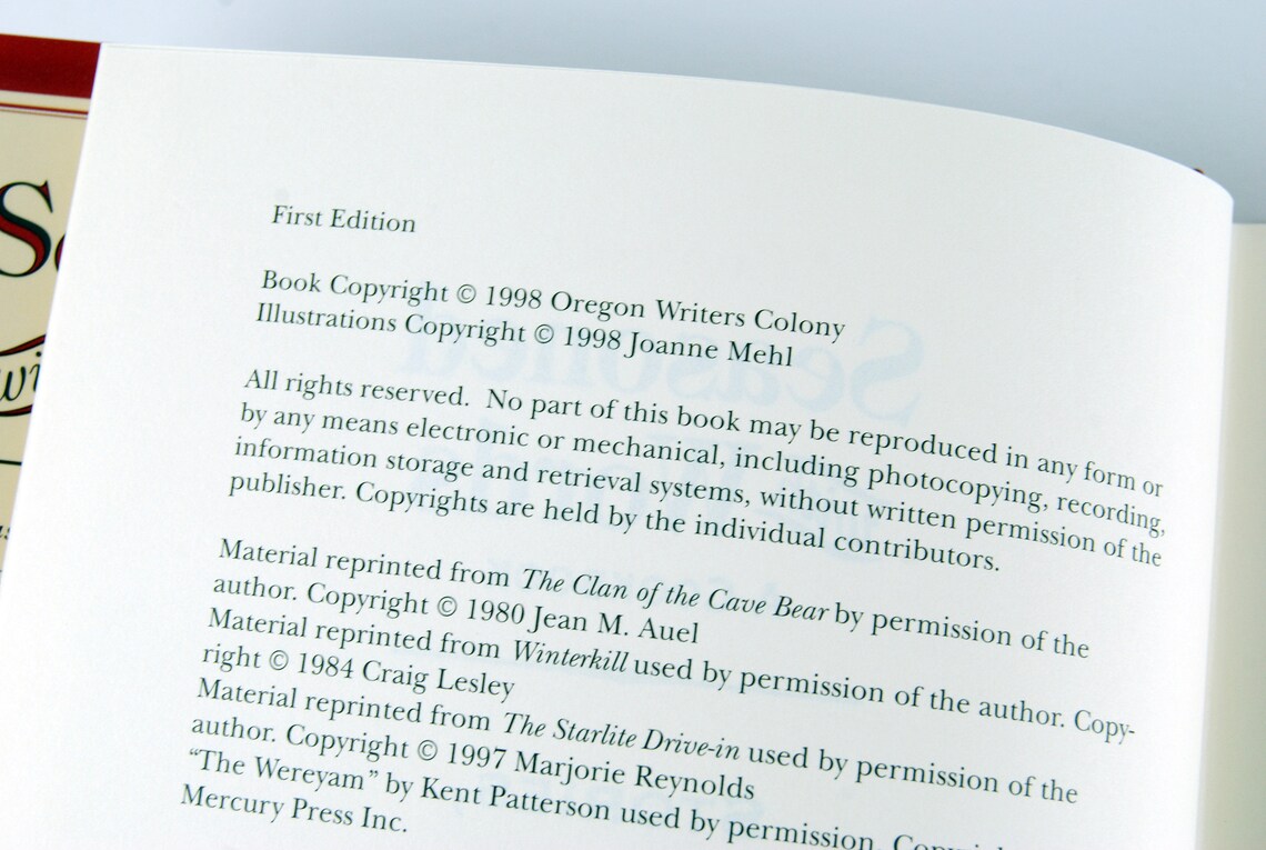 Seasoned With Words A Cookbook Oregon Writers Colony Book - Etsy