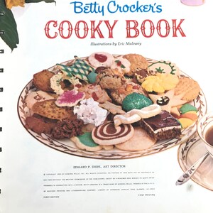 Betty Crockers Cooky Book, First Edition Printing, 1963, Cookie ...