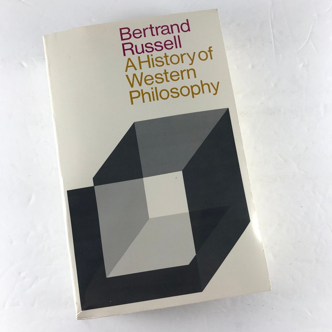 Bertrand Russell Book, A History of Western Philosophy - Etsy