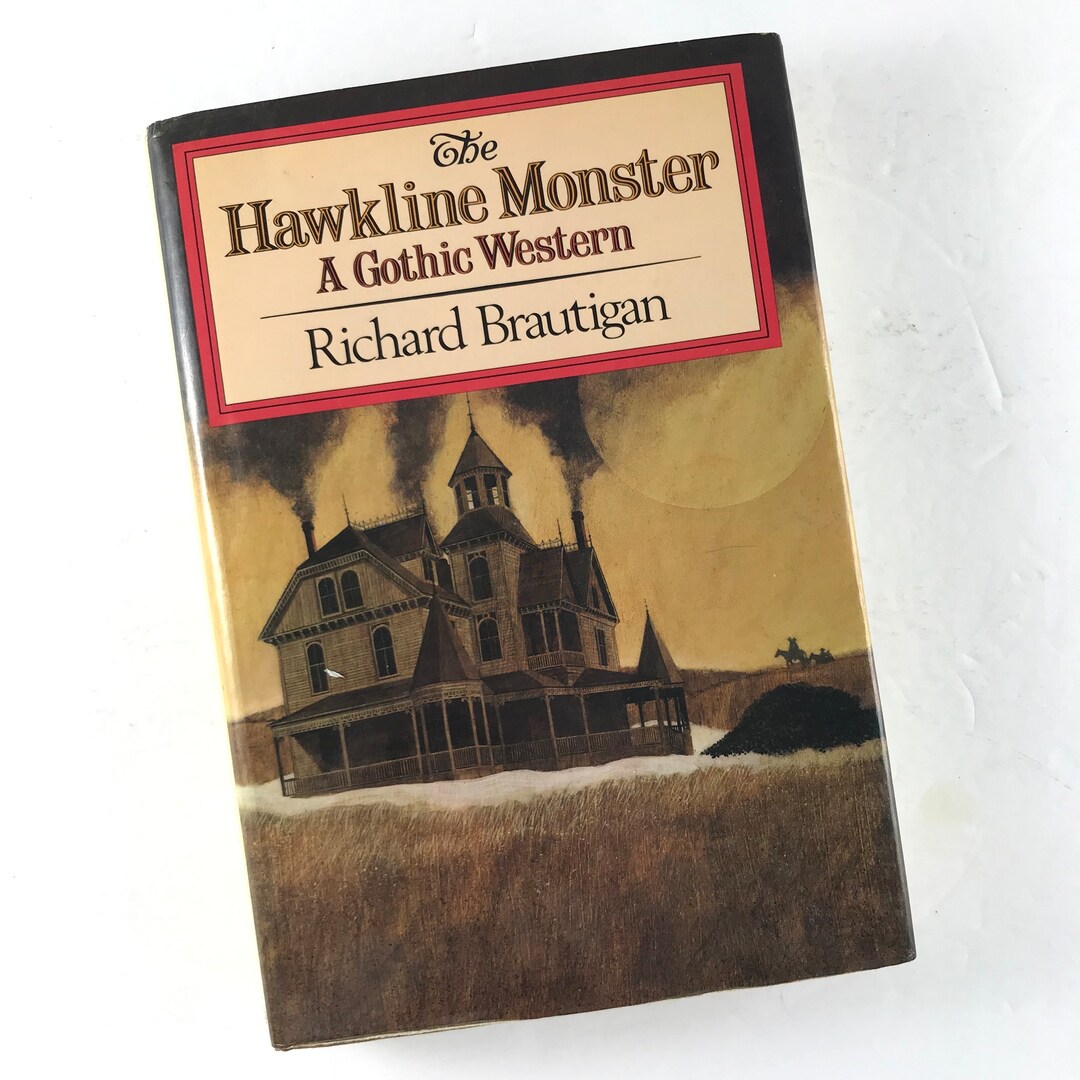 Richard Brautigan Book, the Hawkline Monster, Gothic Western - Etsy