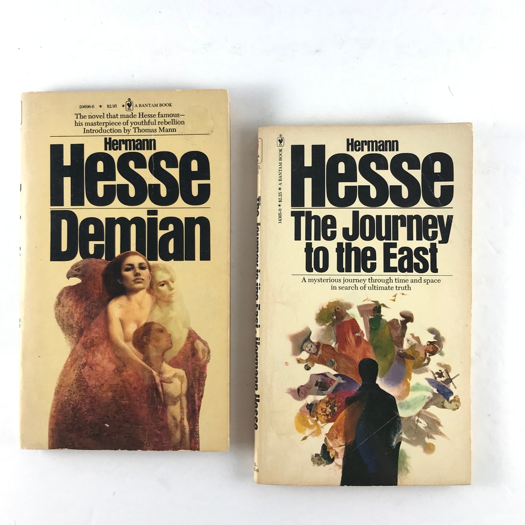 Hermann Hesse Books, Demian, Journey to the East, Vintage Paperbacks - Etsy