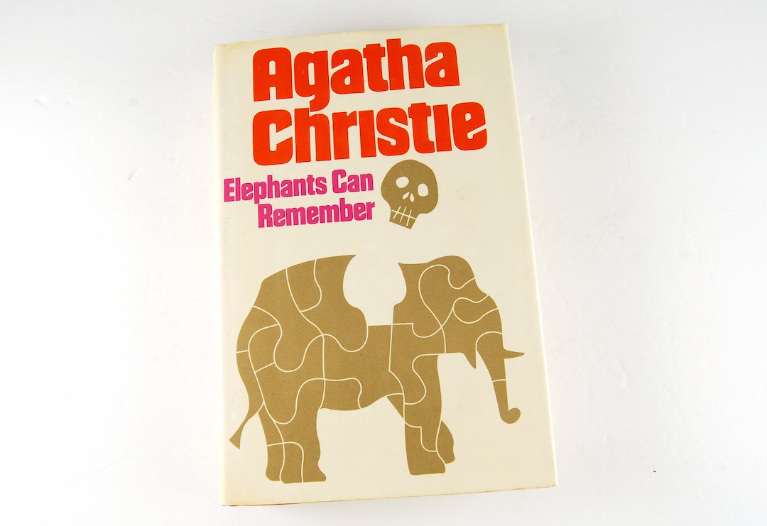Agatha Christie Book, Elephants Can Remember - Etsy