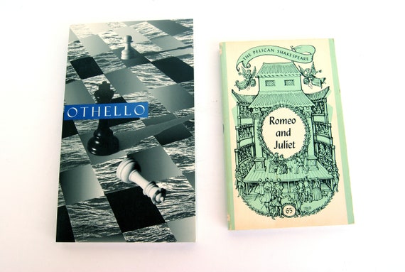 Shakespeare Books Romeo & Juliet Othello Book Bundle Theater | Etsy