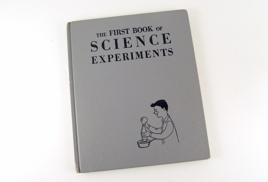The First Book of Science Experiments, 1950s Children's Educational ...