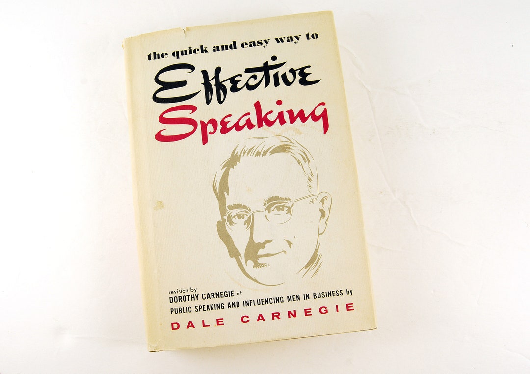Dale Carnegie Effective Speaking Book, 1969 Motivational Educational - Etsy
