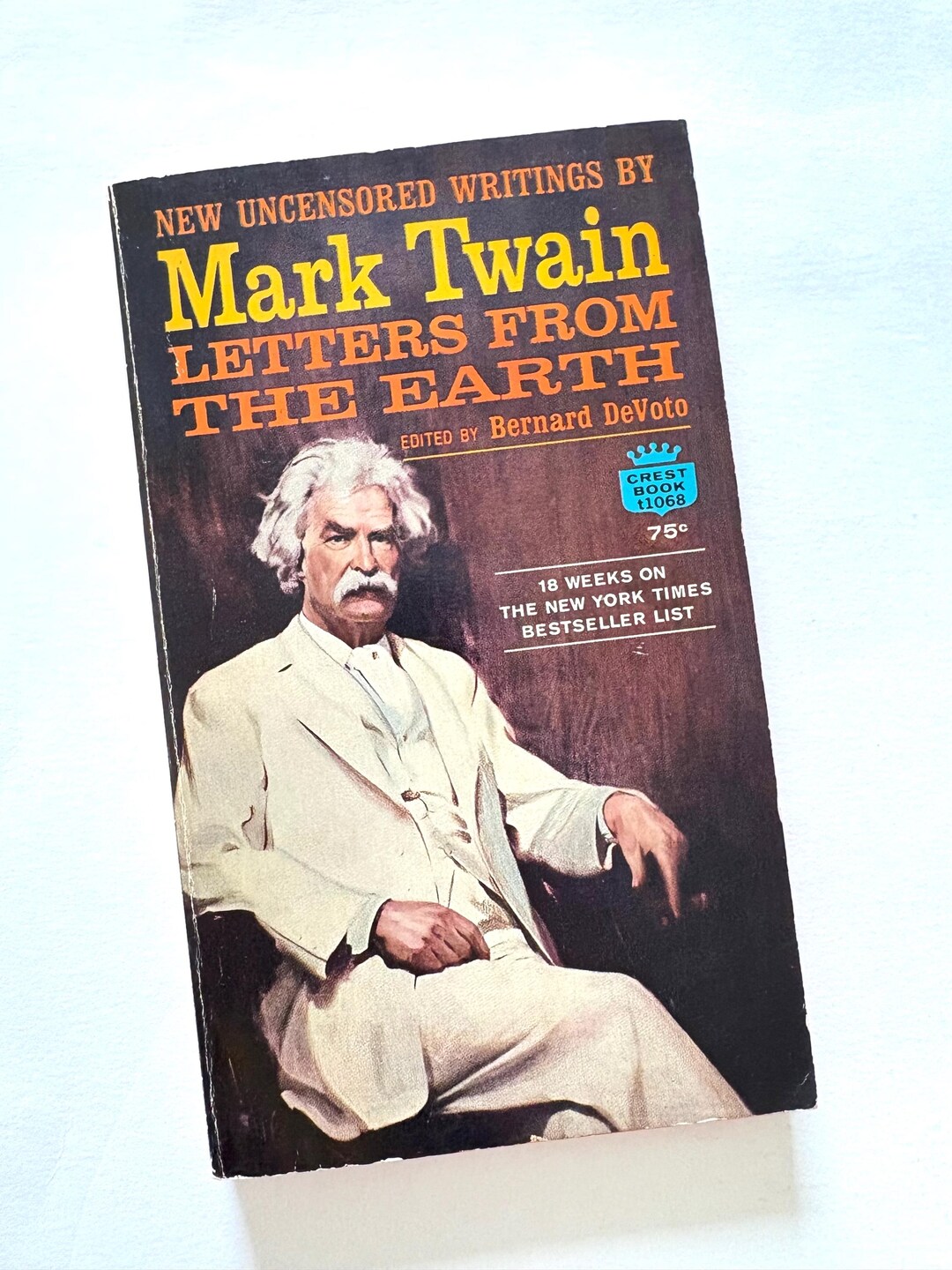 Mark Twain Book, Letters From the Earth - Etsy