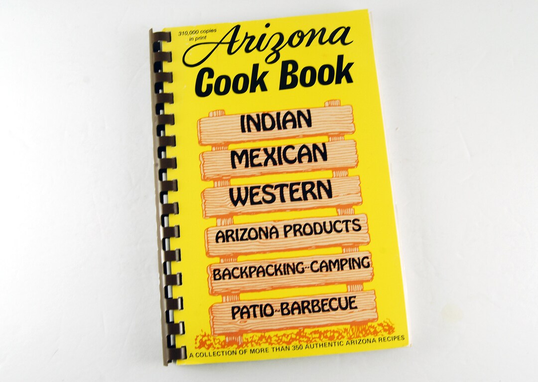 Arizona Cookbook, Indian, Mexican Recipes, Gifts for Cooking Lovers - Etsy