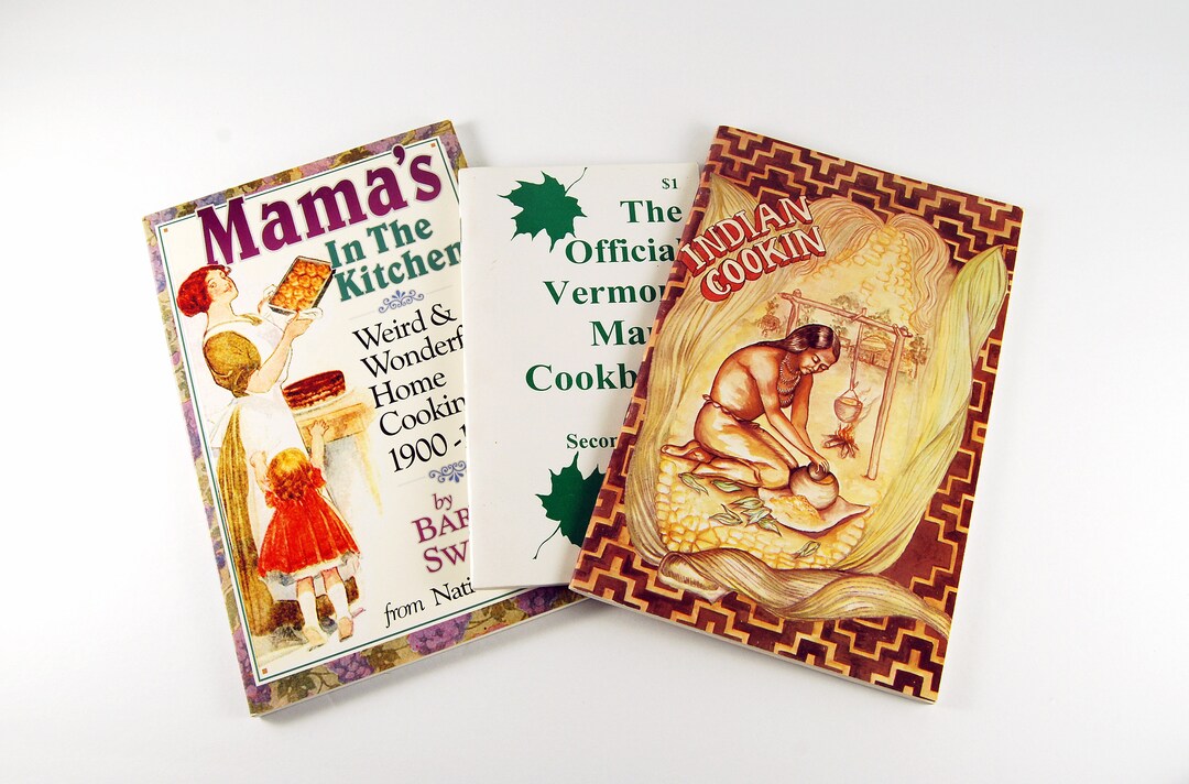 Vintage Recipe Booklets, Vermont Maple Cookbook, Indian Cooking - Etsy