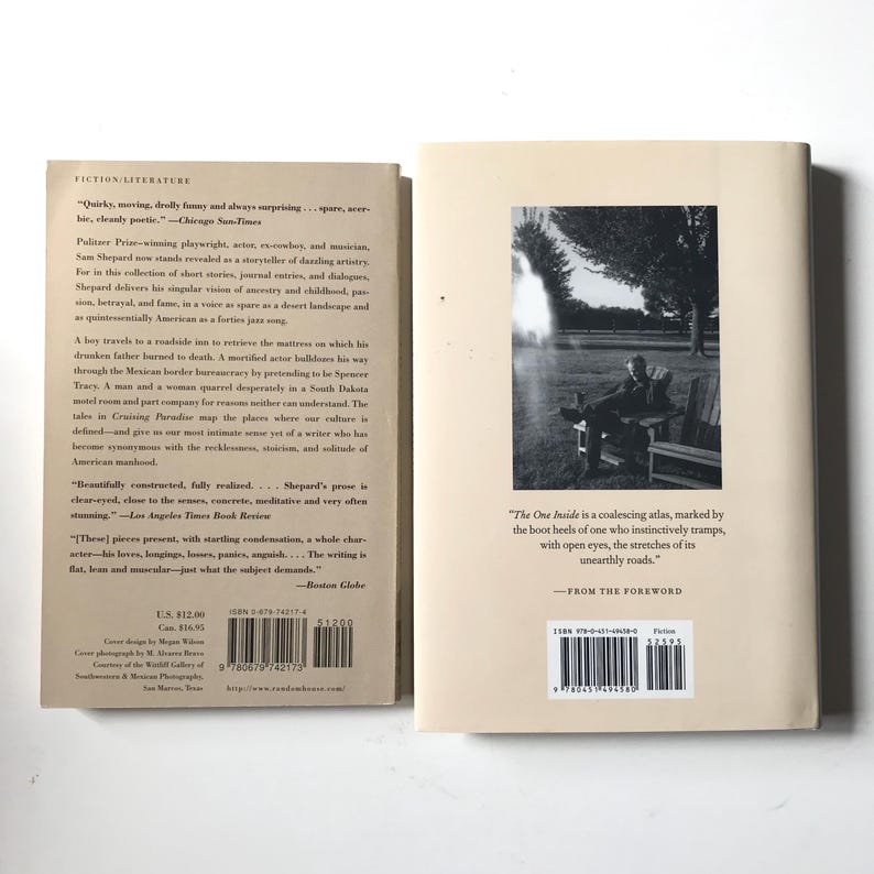 Sam Shepard Books, the One Inside, Cruising Paradise. - Etsy
