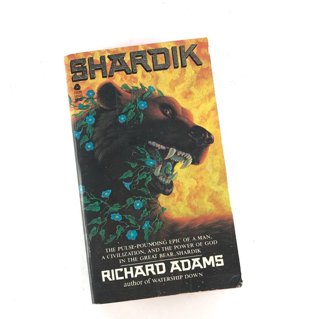 Shardik Book by Richard Adams, Fantasy Novel - Etsy